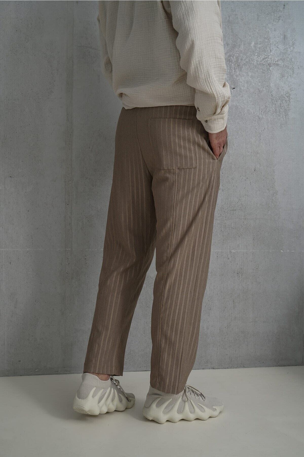 MAİ COLLECTİON Robin Rachel Örme Kumaş Vizon Pantolon Fiyatı, Yorumları ...