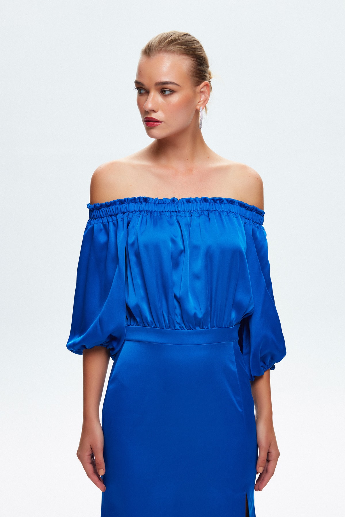 adL Night Zoom Off The Shoulder Uzun Elbise - Fiyatı, Yorumları