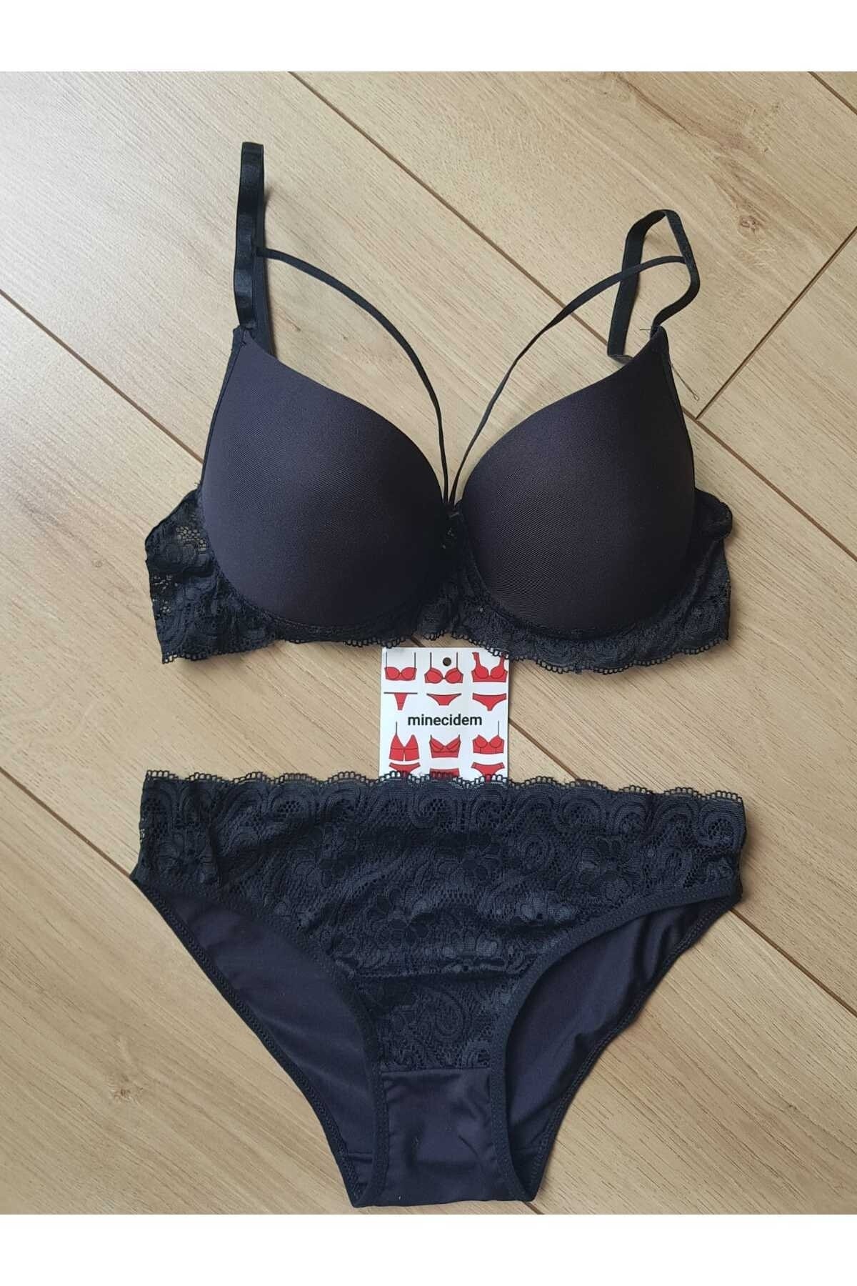 minecidem Destekli Dantelli Sütyen Kilot Takım Fiyatı, Yorumları - Trendyol