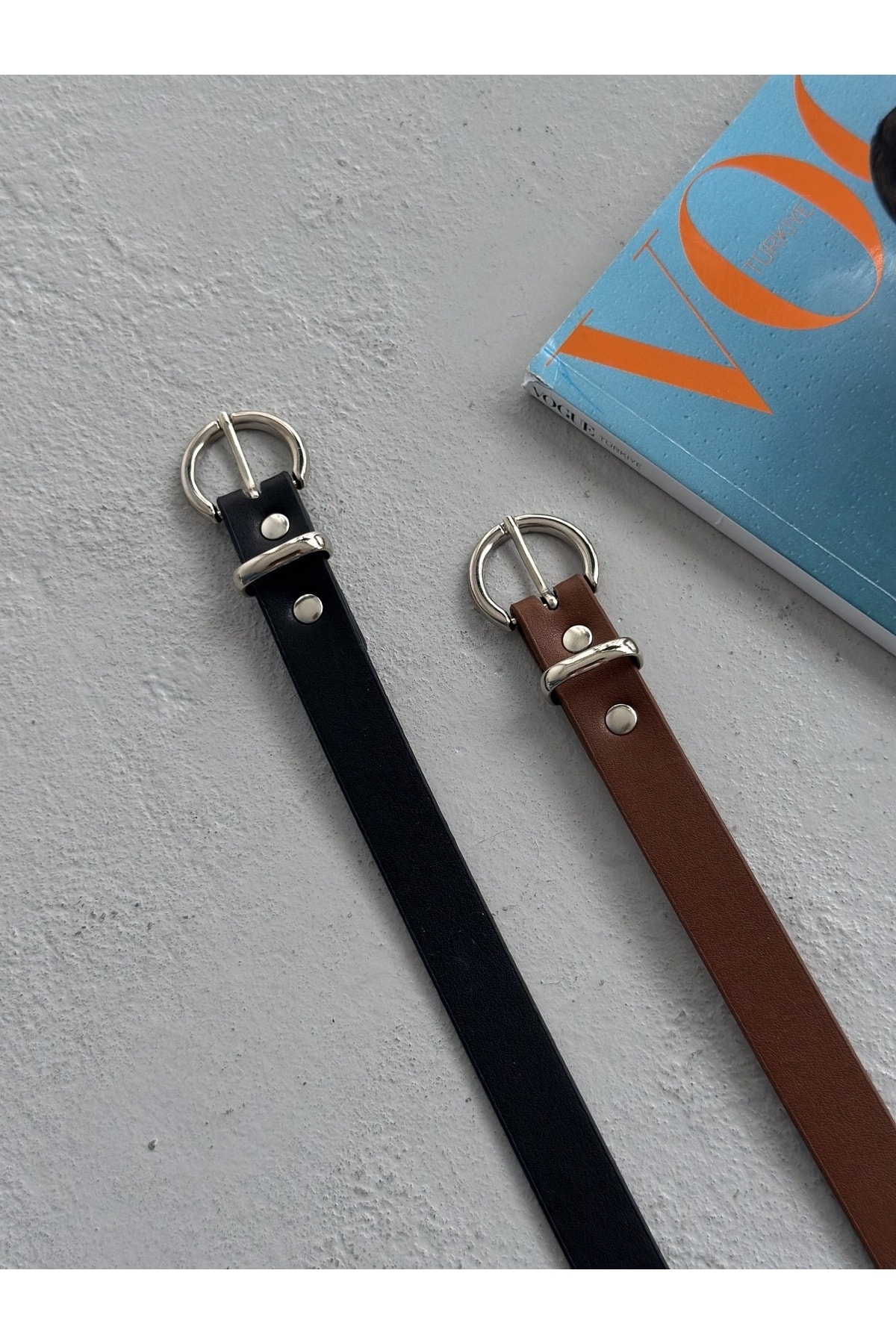 coaksco Kadın 2'Li Silver Detaylı Kemer - Fiyatı, Yorumları