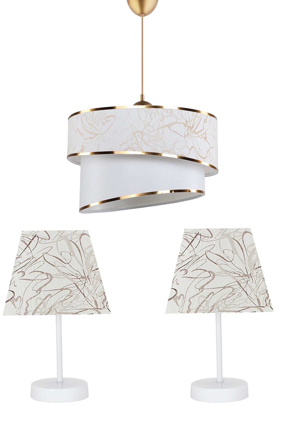 BBY HOME & DESIGN Avize,abajur,komidin Set Napea ModelFiyatı, Yorumları ...