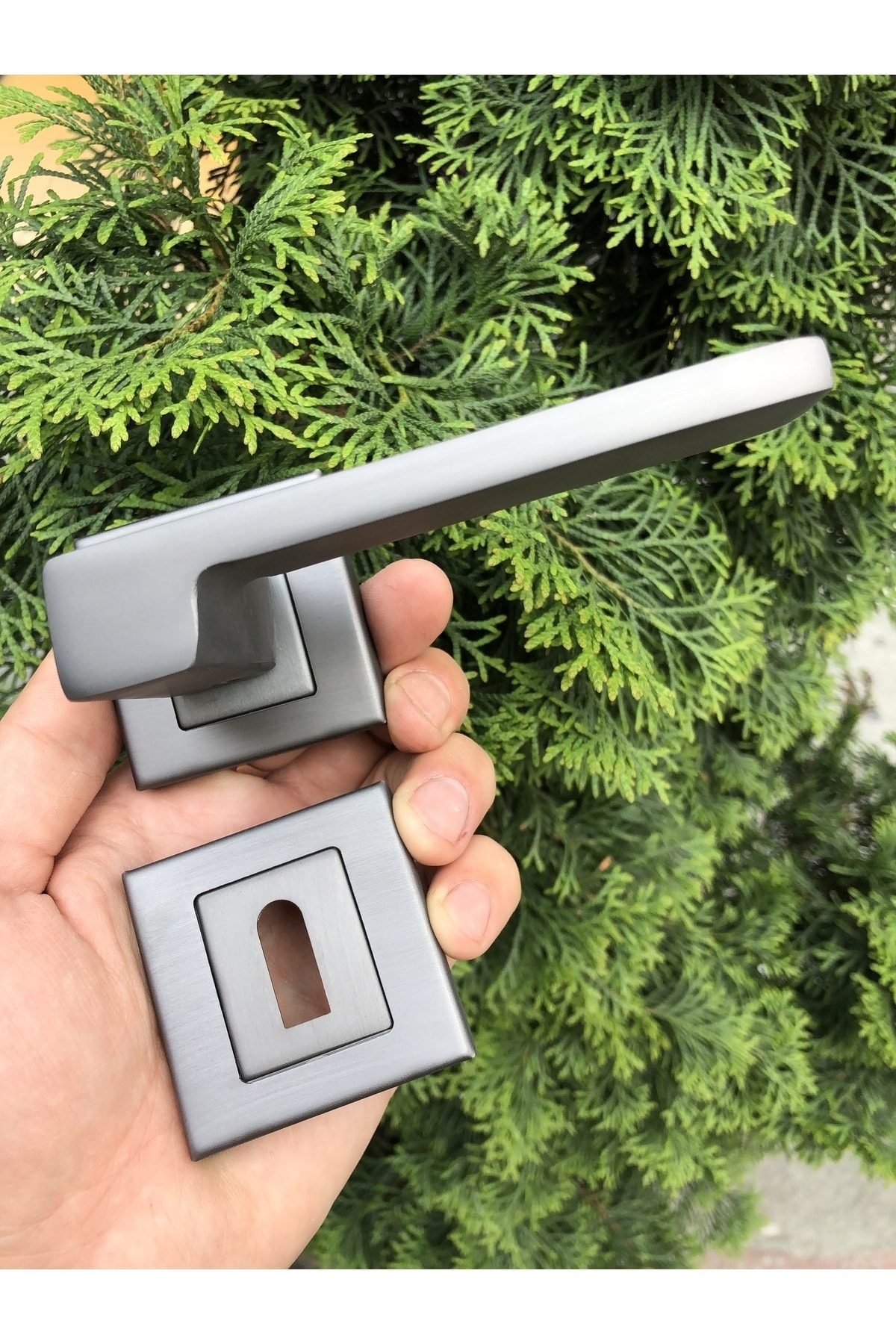 İyem Lüx Anka Kare Rozetli Kapı Kolu ( Oda ) Mat Andresit Fiyatı ...