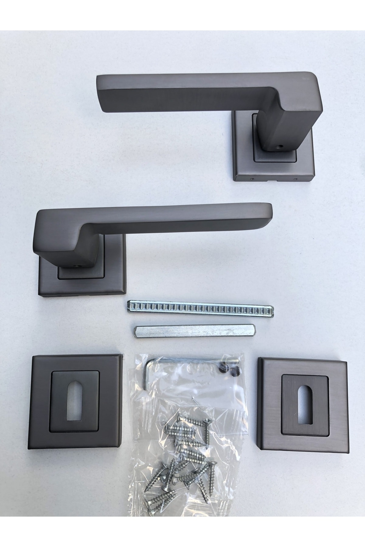 İyem Lüx Anka Kare Rozetli Kapı Kolu ( Oda ) Mat Andresit Fiyatı ...