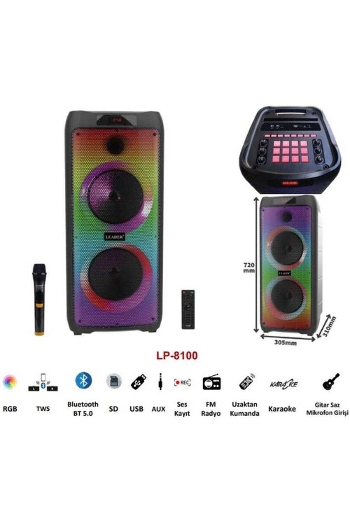 Leader Lp-8100 8 Incx2 Rgb Taşınabilir Ses Sistemi Fiyatı, Yorumları - Trendyol