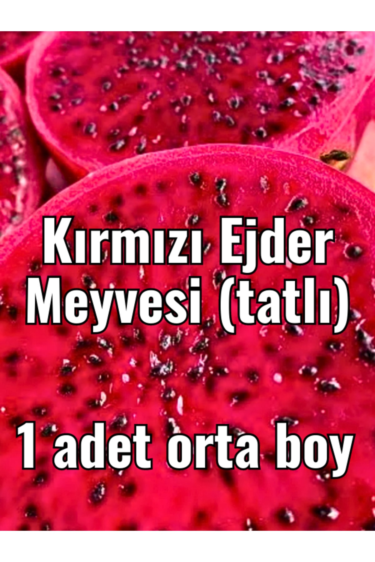 FidanBudur Ejder Meyvesi, Dragon Fruit, Mor-kırmızı, Pitaya Meyvesi, 1 Adet, Orta Boy, Tropikal ...