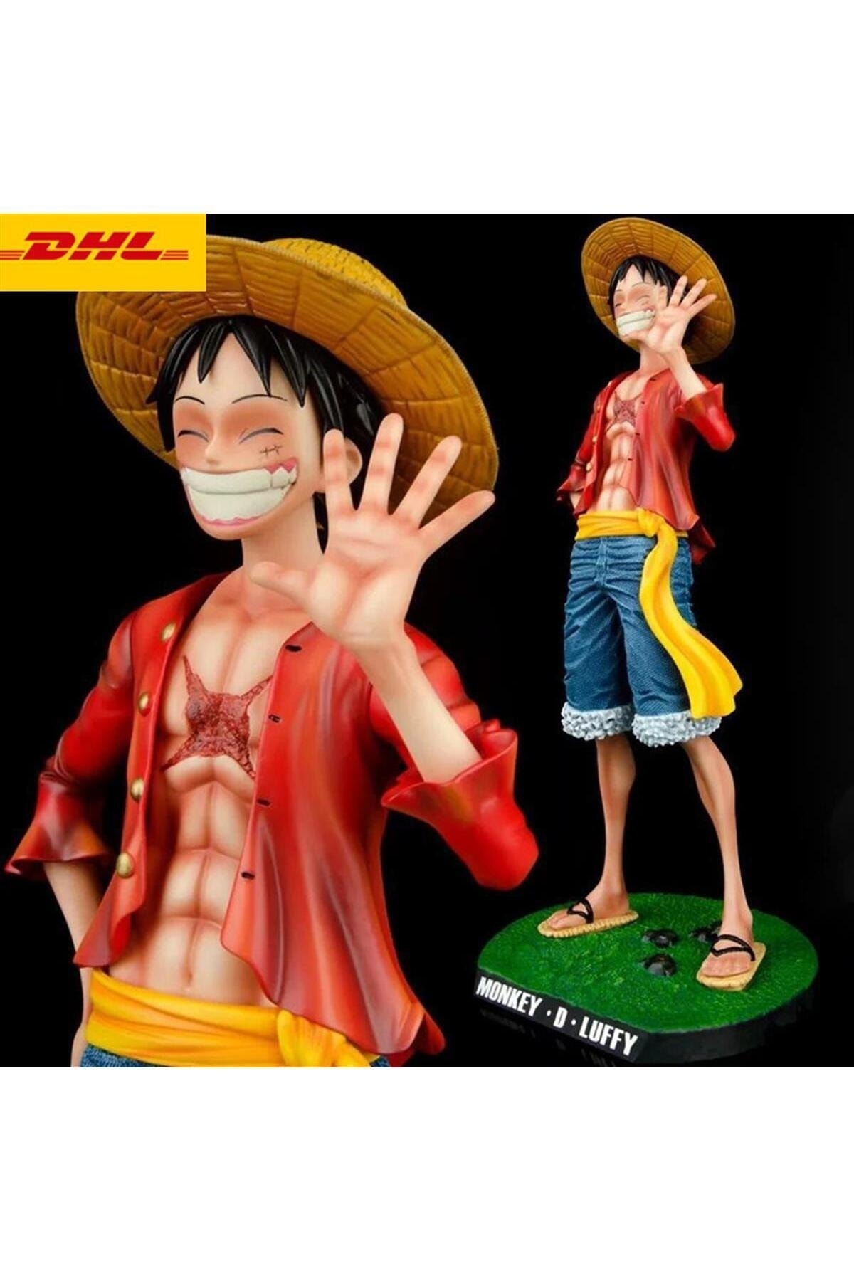 Piraye Gift One Piece Monkey D. Luffy Anime Aksiyon Figür 43 cm Fiyatı ...