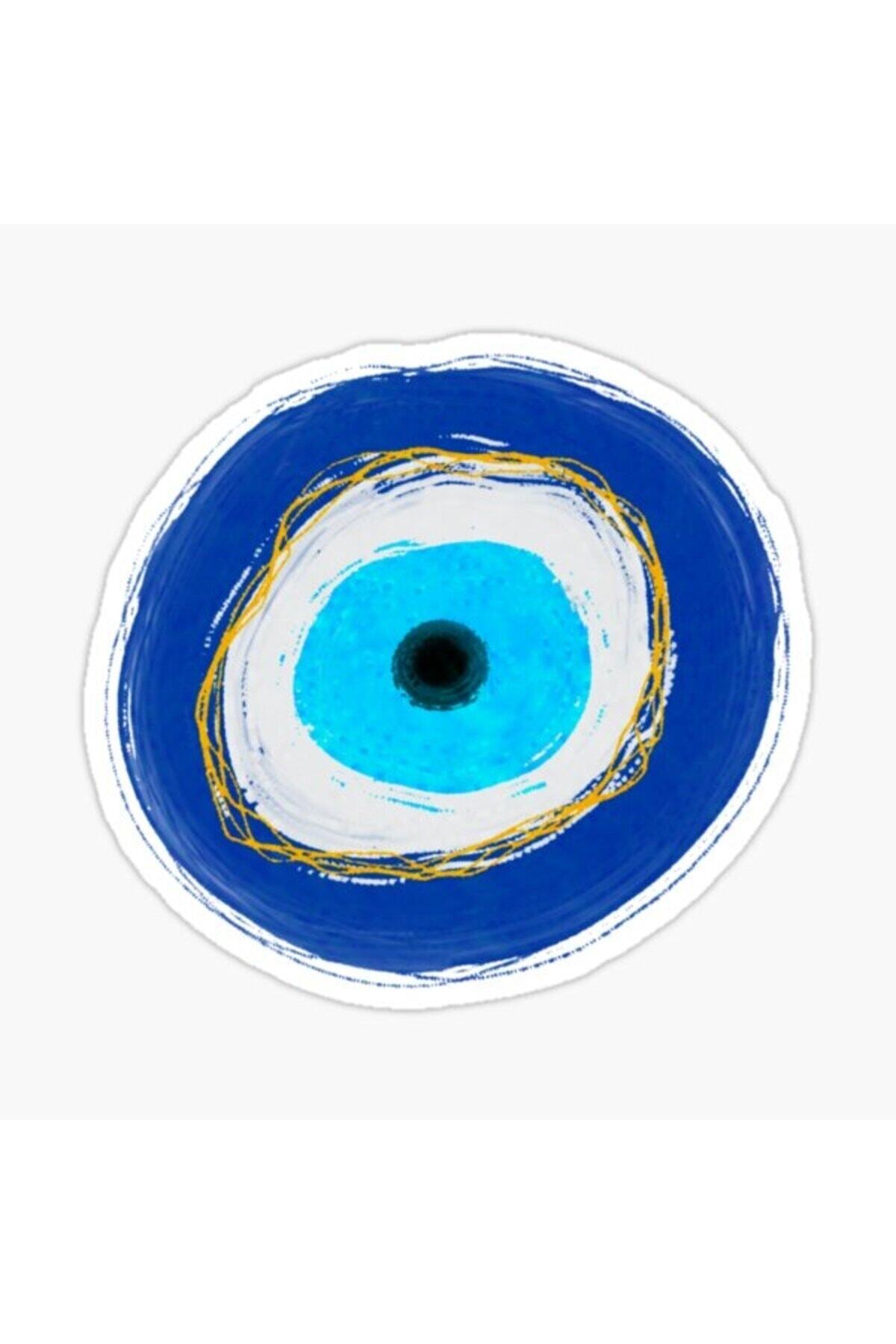 TSC Nazar Boncuğu Sticker Duvar 18cm Yapıştırma Etiket MD1 - Fiyatı ...