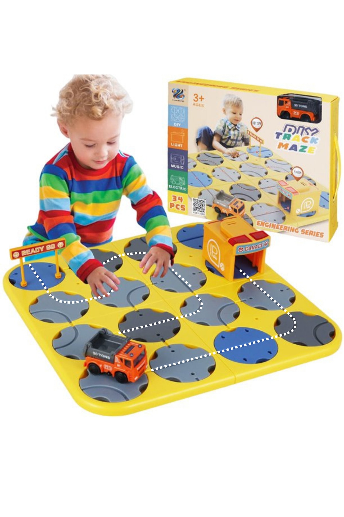 HESTİNYA TOYS Stem Mantıksal Yol Yapım Oyunu Eğitici Oyuncak Puzzle ...