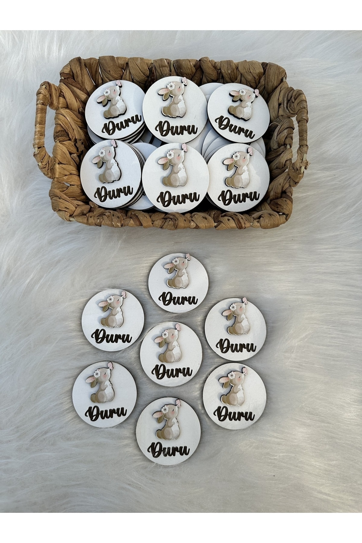 Karudesignn Figürlü Ahşap Bebek Magnet 20 Adet - Fiyatı, Yorumları