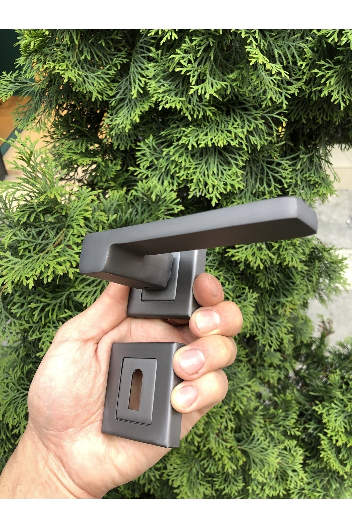 İyem Lüx Anka Kare Rozetli Kapı Kolu ( Oda ) Mat Andresit Fiyatı ...