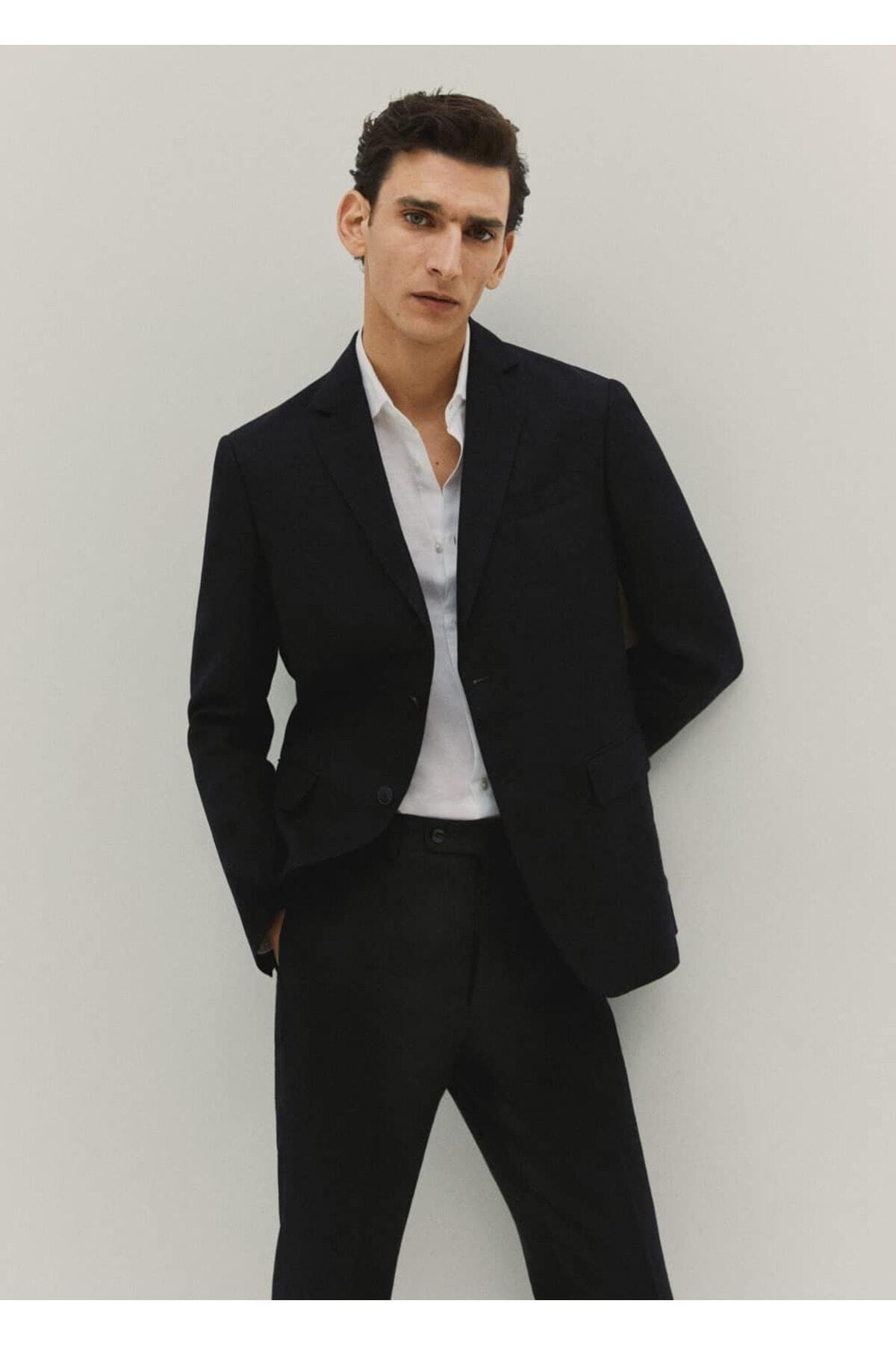 MANGO Man Dar Kesimli Keten Blazer Ceket Fiyatı, Yorumları - Trendyol