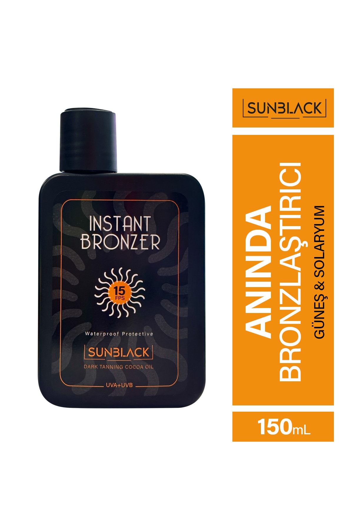 SUNBLACK Yoğun Bronzlaştırıcı Yağ 15 Spf 150ml - Fiyatı, Yorumları