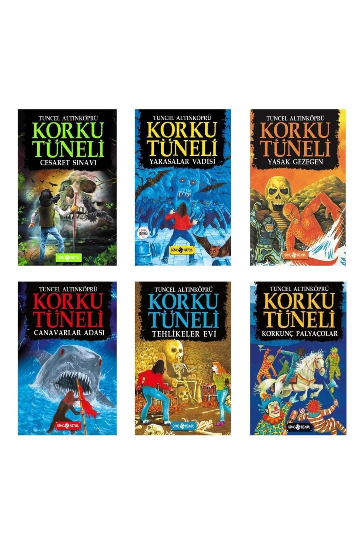 Hayat Yayınları Korku Tüneli Serisi Tuncel Altınköprü (6 Kitap) Fiyatı ...