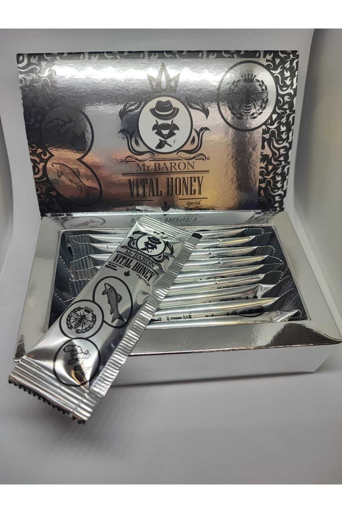 HOT TOURO Mr Baron Vıtal Honey Kuvvet Macunu, 15 Gr X 10 Adet 48 Saat ...