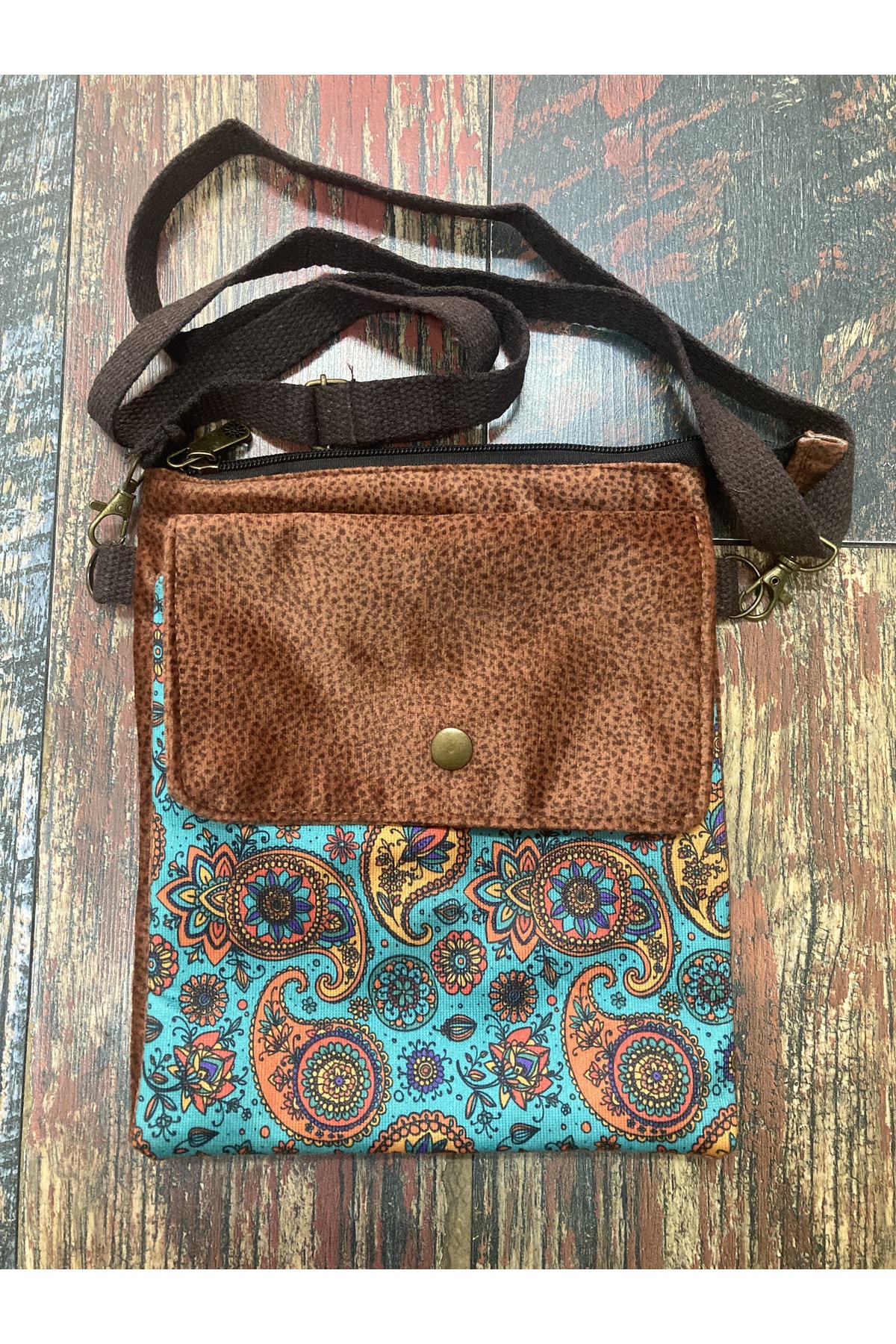 Street Bag Şiraz Etnik Otantik Bohem Omuz Çantası Günlük Seyehat Rahat ...