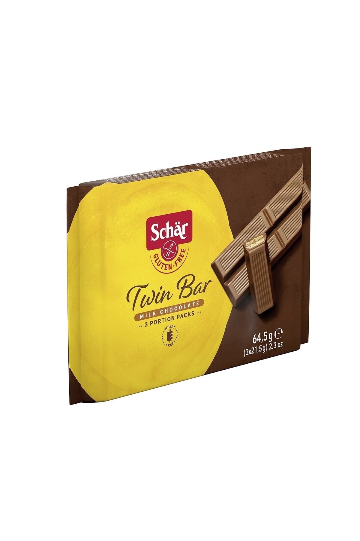 Schar Twin Bar Glutensiz Çiftli Çikolata Bar 64,5 gr ( 14 Adet) Fiyatı ...