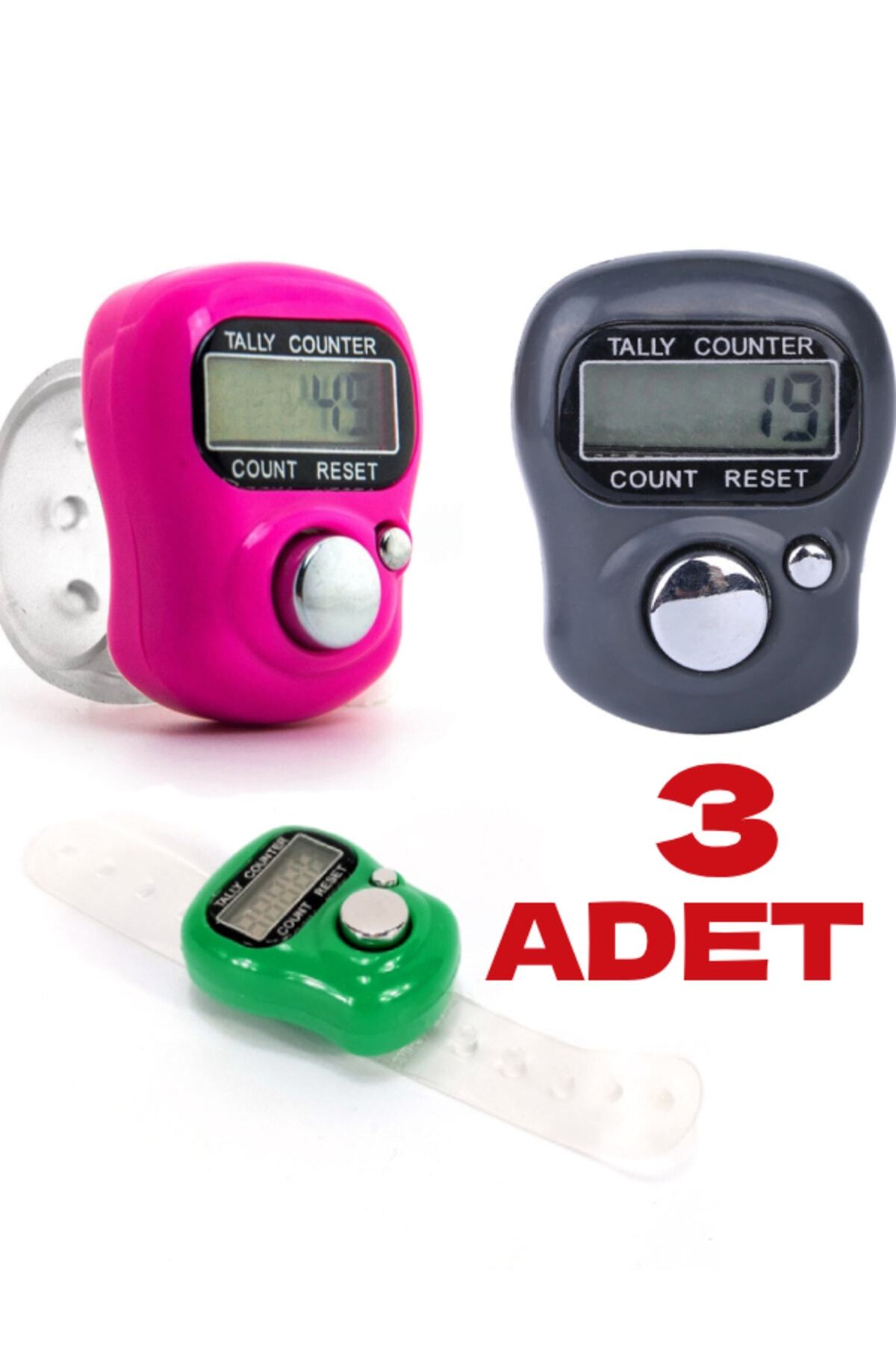 nistabolje 3 Adet Zikirmatik Sayaç Yüzük Tesbih Çekme Salavat Ve Zikir ...