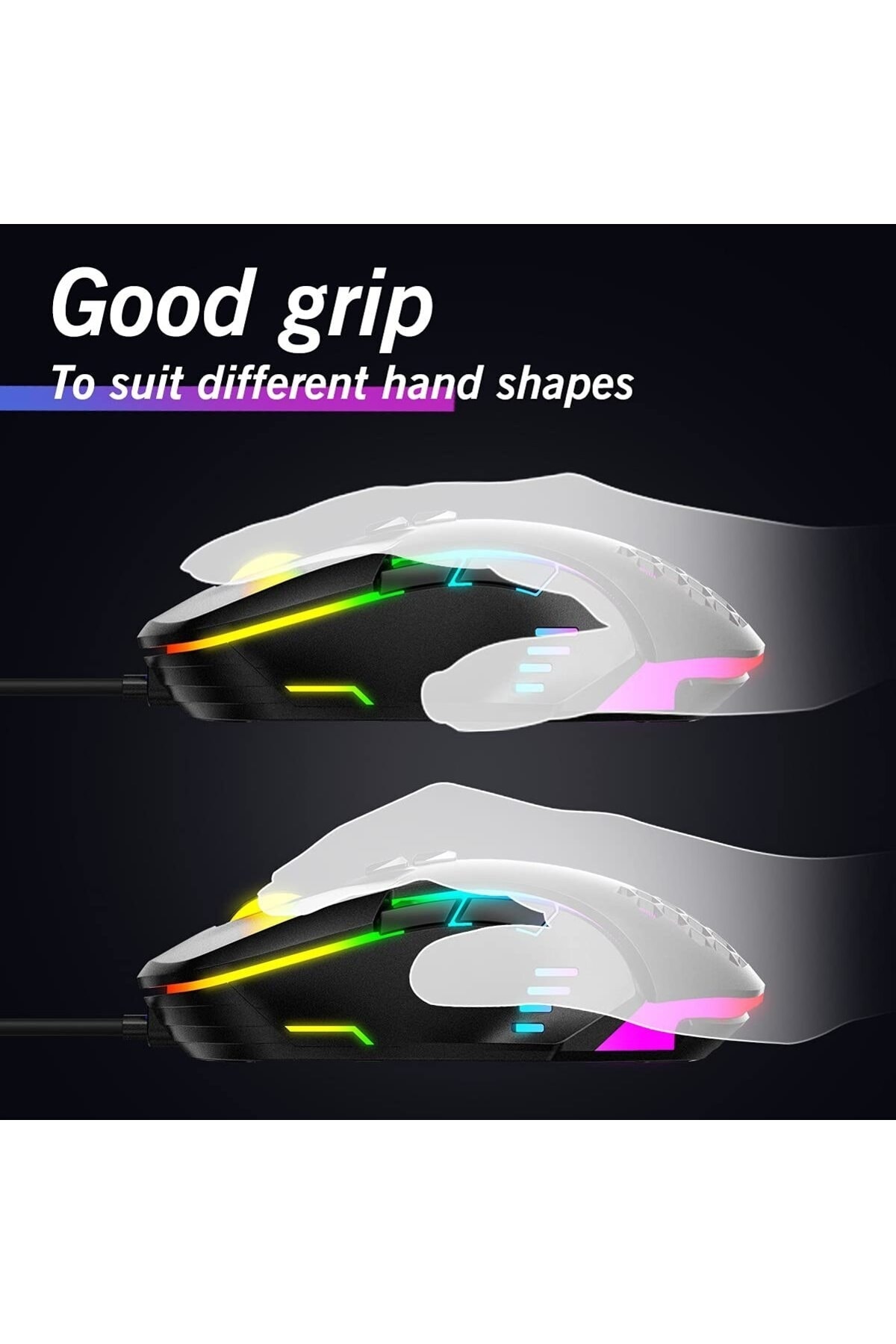 XTRIKE ME Gm-512 Rgb 6400dpi Hafif Makrolu Gaming Oyuncu Mouse Fiyatı ...