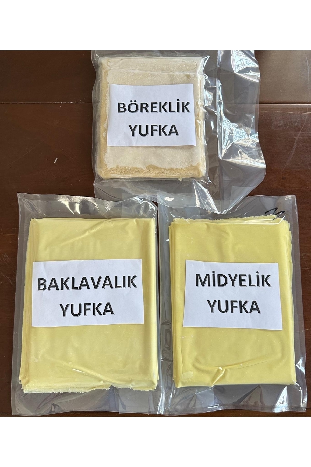 Hatay yöresel pazar 3 çeşit yufka tanıtım paketi ..(Baklavalık,midyelik ...