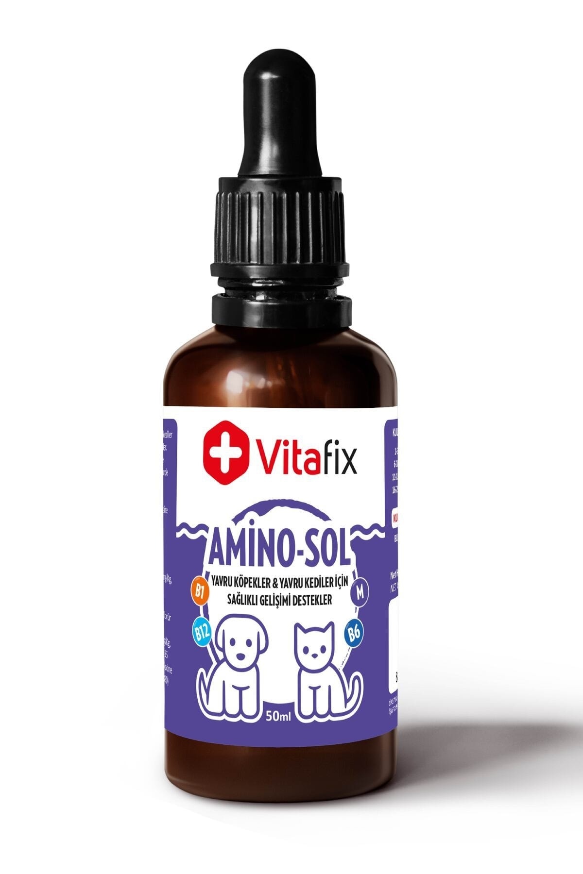 Vitafix Kedi ve Köpek Amino-Sol Vitamini - Yavru Kedi ve Köpek Vitamini ...