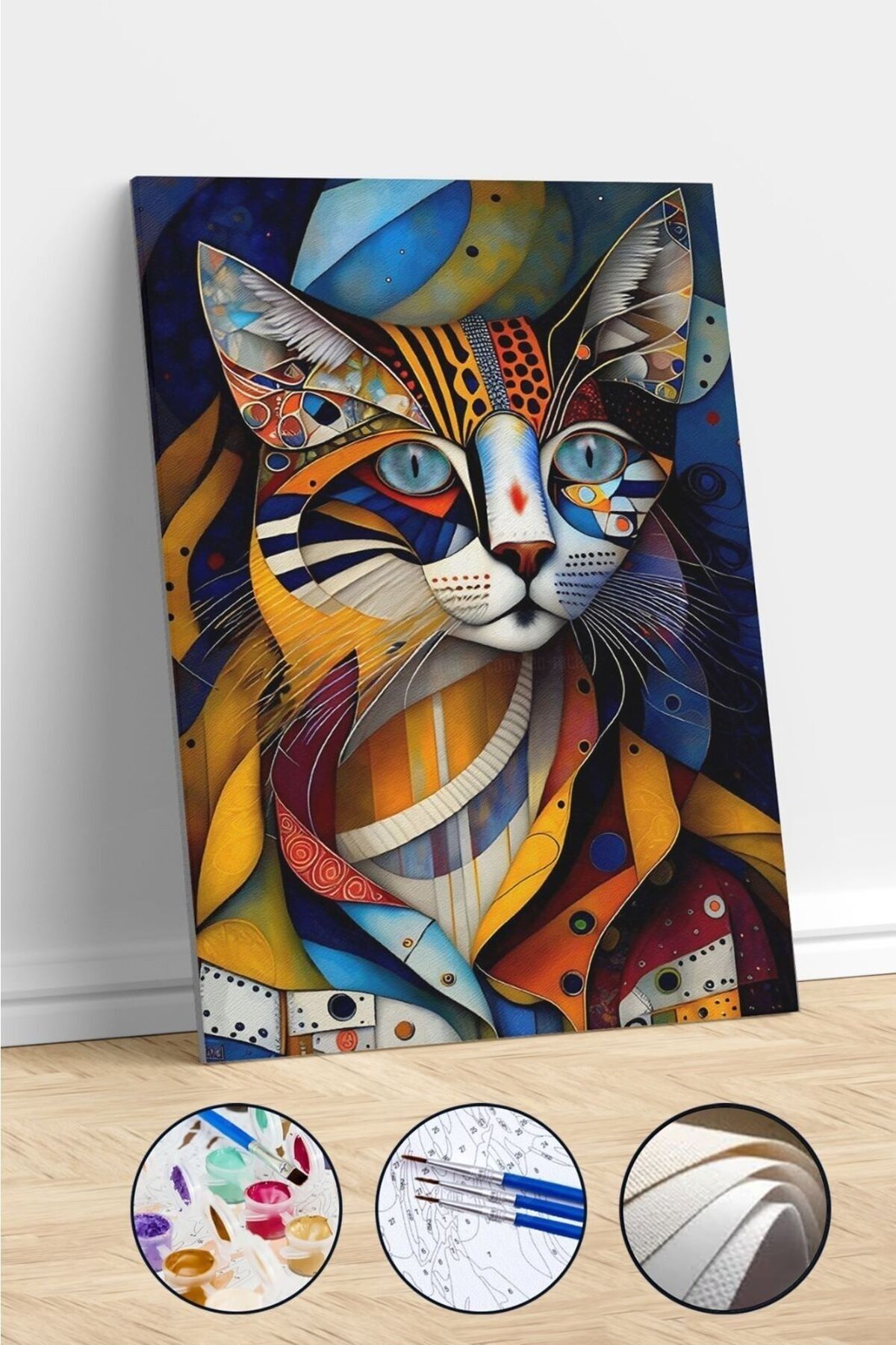 kendinyaphobi Sayılarla Boyama Seti Rulo Çerçevesiz Artist Kedi 50 x 65 ... kendinyaphobi Sayılarla Boyama Seti Rulo Çerçevesiz Artist Kedi 50 x 65 ...