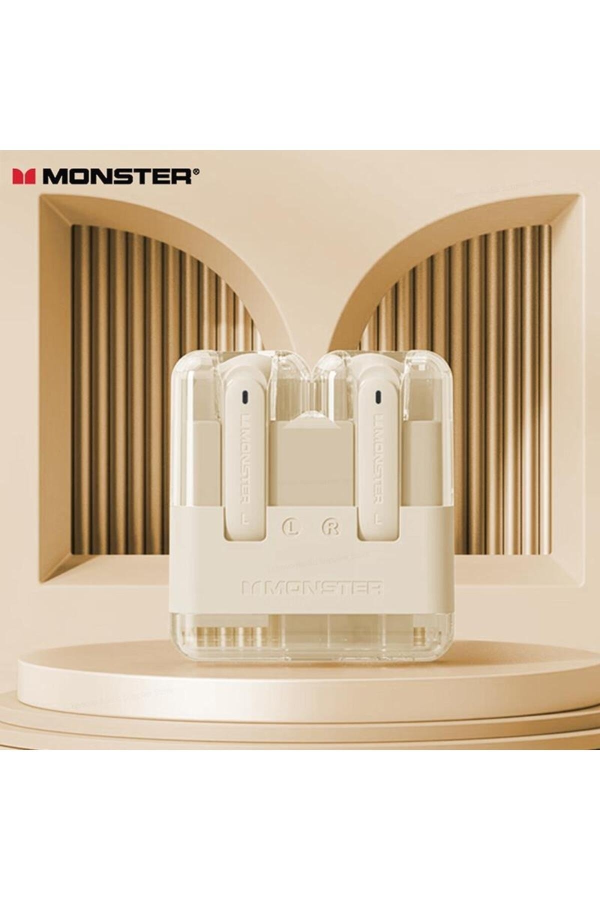 MONSTER Airmars XKT12 Gaming Bluetooth Kulaklık Bej - Fiyatı, Yorumları