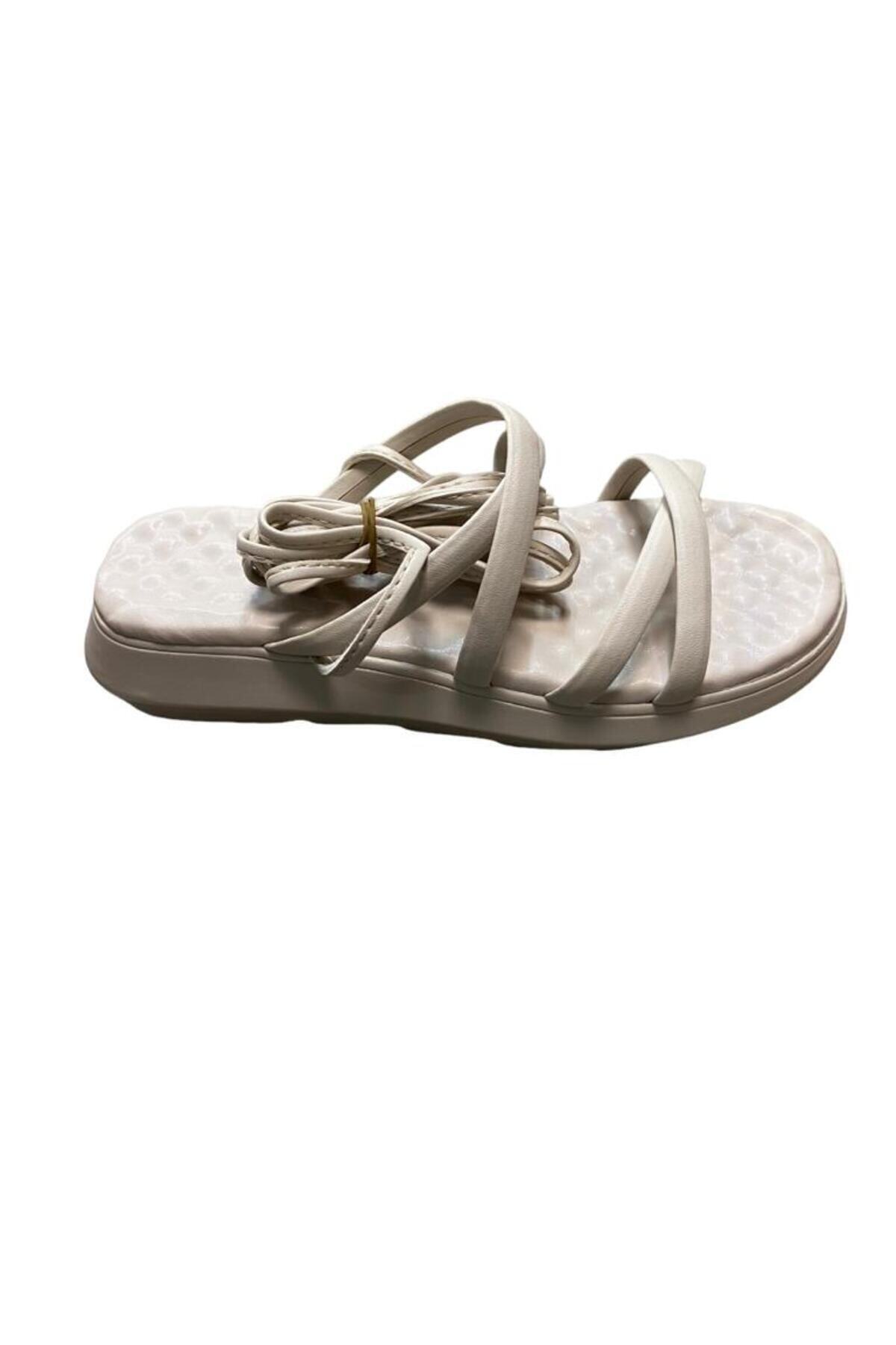 ŞANZALİZE Women's Thick Sole String Sandals - Trendyol