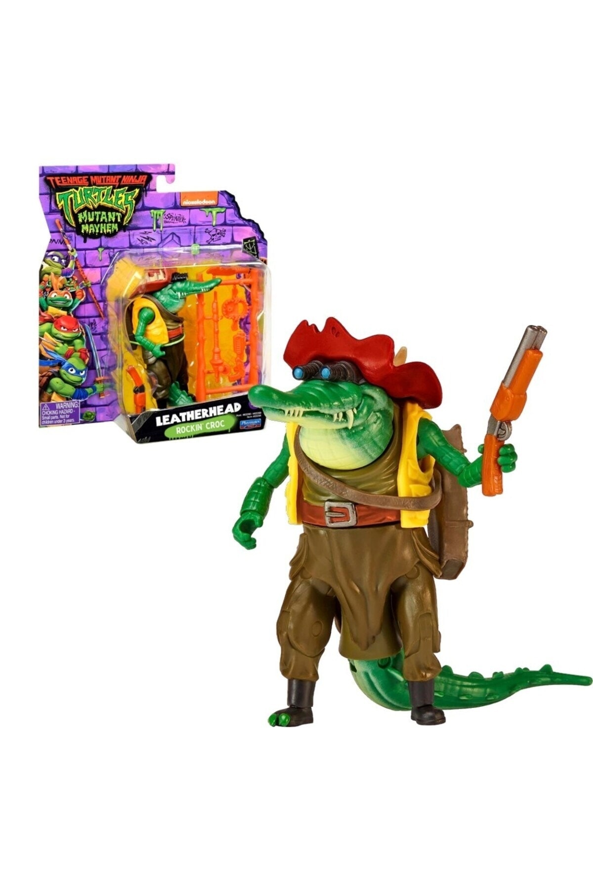 TMNT Ninja Kaplumbağalar Aksiyon Figürler 11 Cm Leatherhead Rockin Croc ...