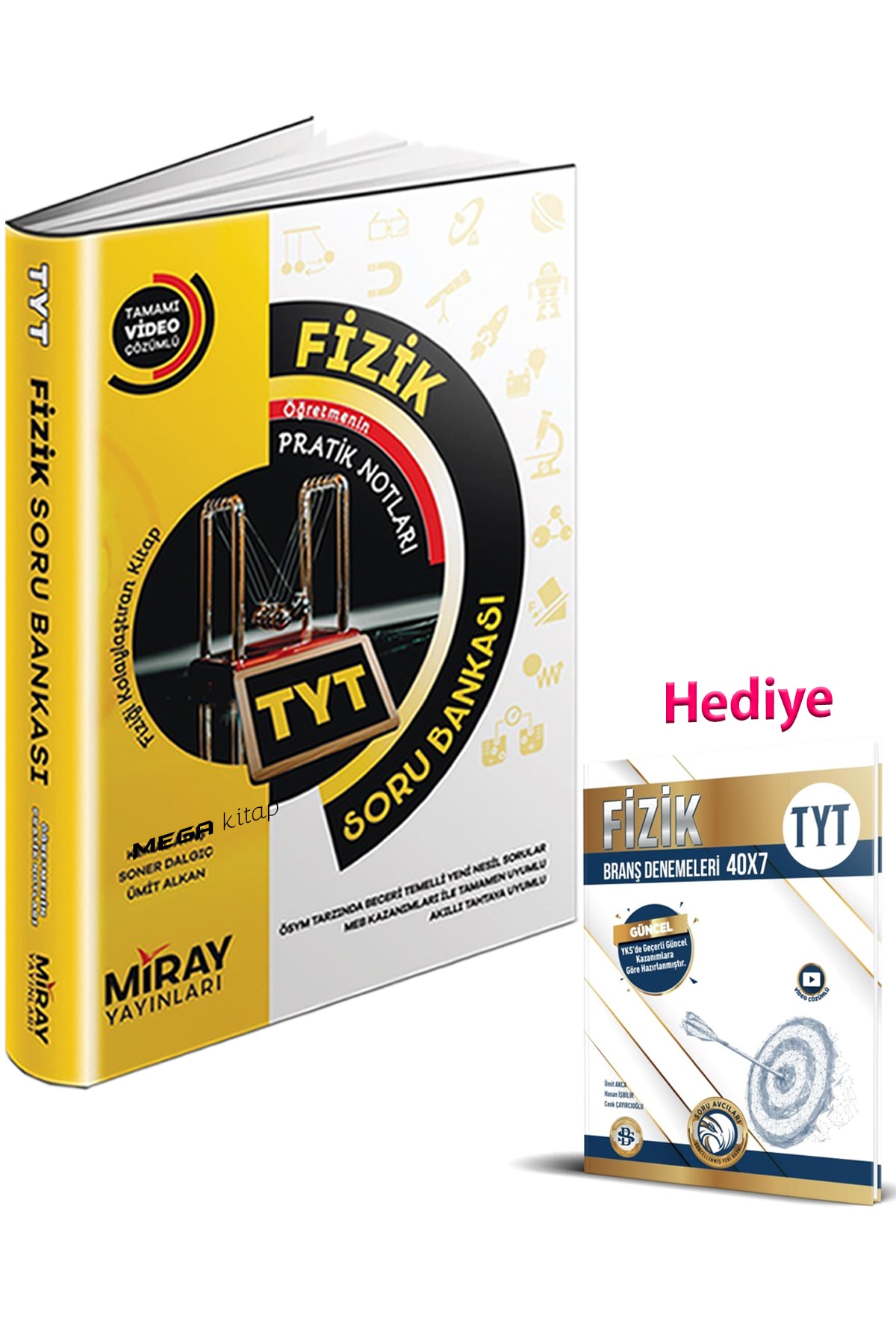 Miray Yayınları MİRAY TYT FİZİK SORU BANKASI 2024 + Hediye BİLGİ SARMAL TYT FİZİK DENEME (2 ...