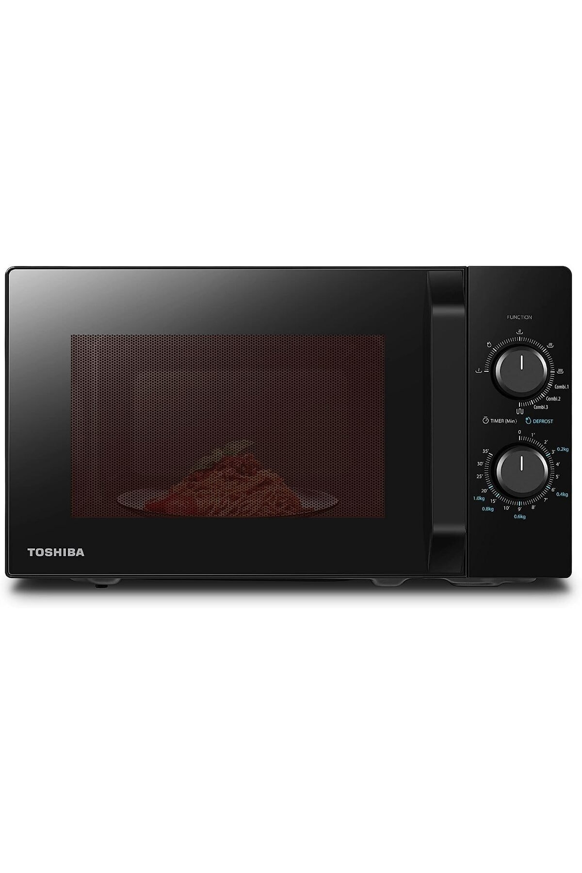 Toshiba Toshıba MW2-MG20P (BK) 3'ü 1 Arada Fırın mikrodalga ızgara Birleşik, 20 l, 5 Seviye ...