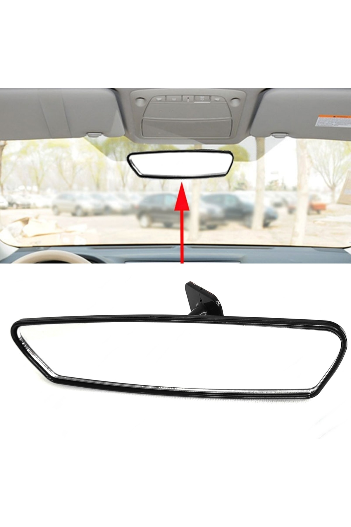 Genel Markalar Citroen C3 ile Uyumlu Ayarlanabilir Yapıştırma Iç Dikiz ...