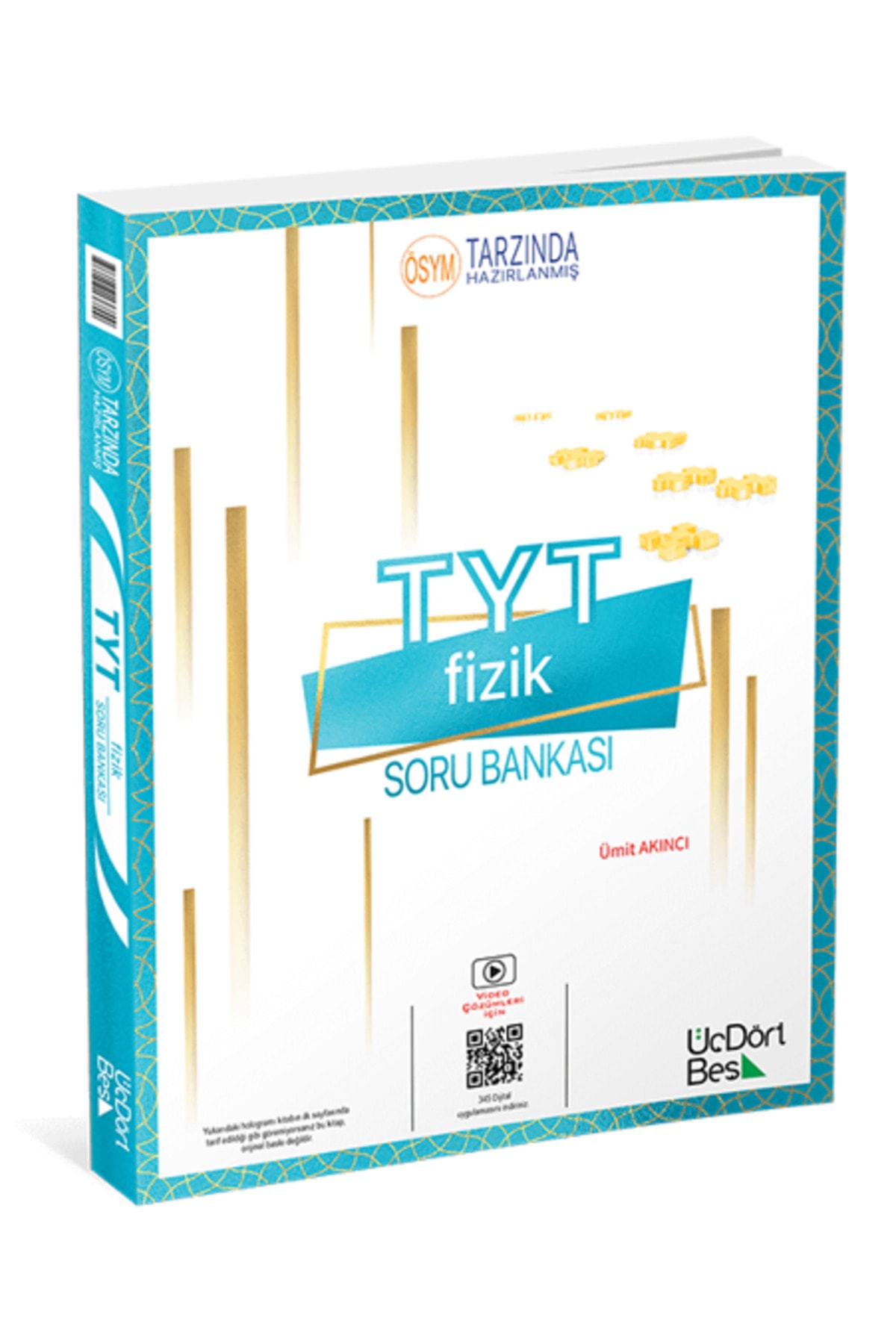 Üç Dört Beş Yayıncılık TYT Fizik Soru Bankası - GÜNCEL BASKI 345 - TYT ...
