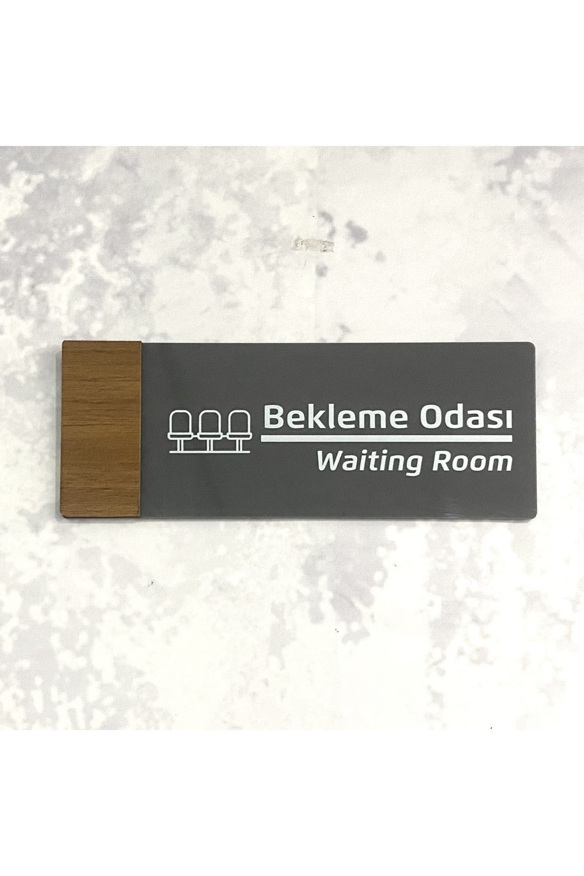 Dekokonsept Wooden Serisi (BEKLEME ODASI ) Ofis Oda Kapı İsimliği Yönlendirme Tabelası - Fiyatı ...