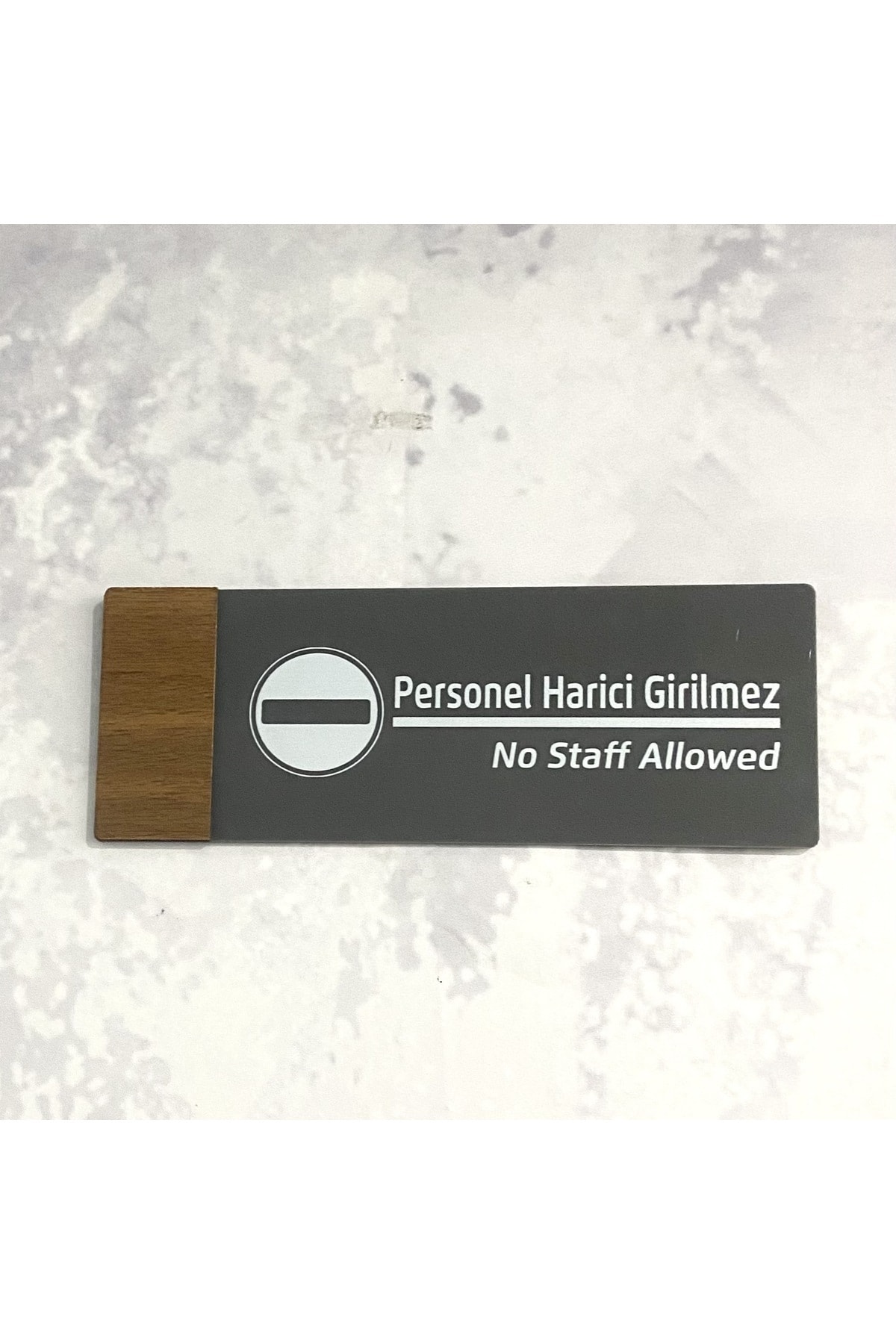 Dekokonsept Wooden Serisi (PERSONEL HARİCİ) Ofis Oda Kapı Isimliği Yönlendirme Tabelası Fiyatı ...