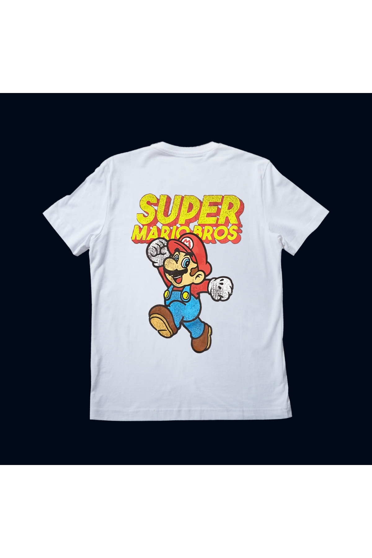 COTTONRULZ SUPER MARIO Oversize Fit Bisiklet Yaka Baskılı T-Shirt ...