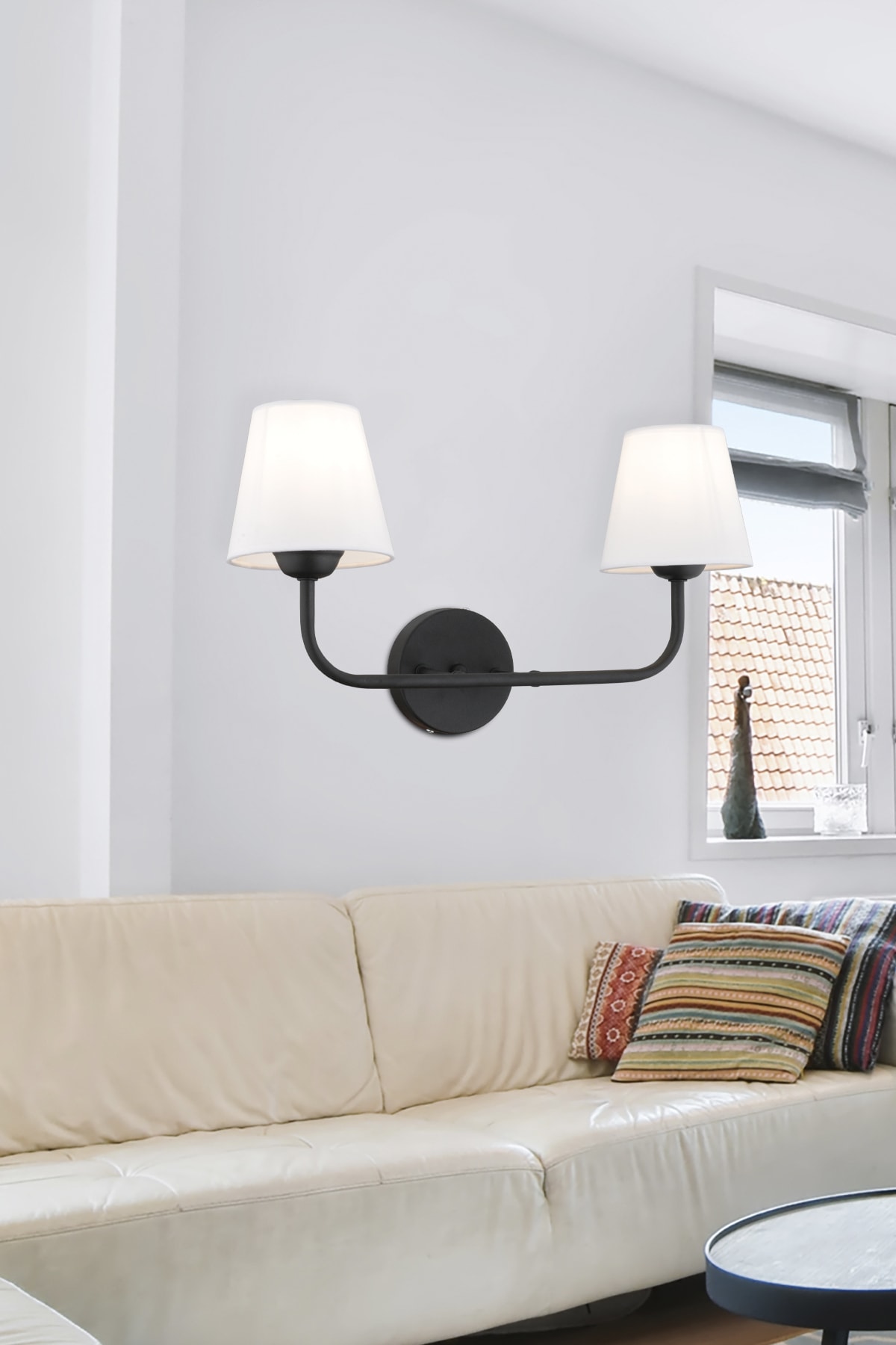 Apliqa Elinor 2'li Siyah Beyaz Şapkalı Modern Koridor, Yatak Başı Salon ...