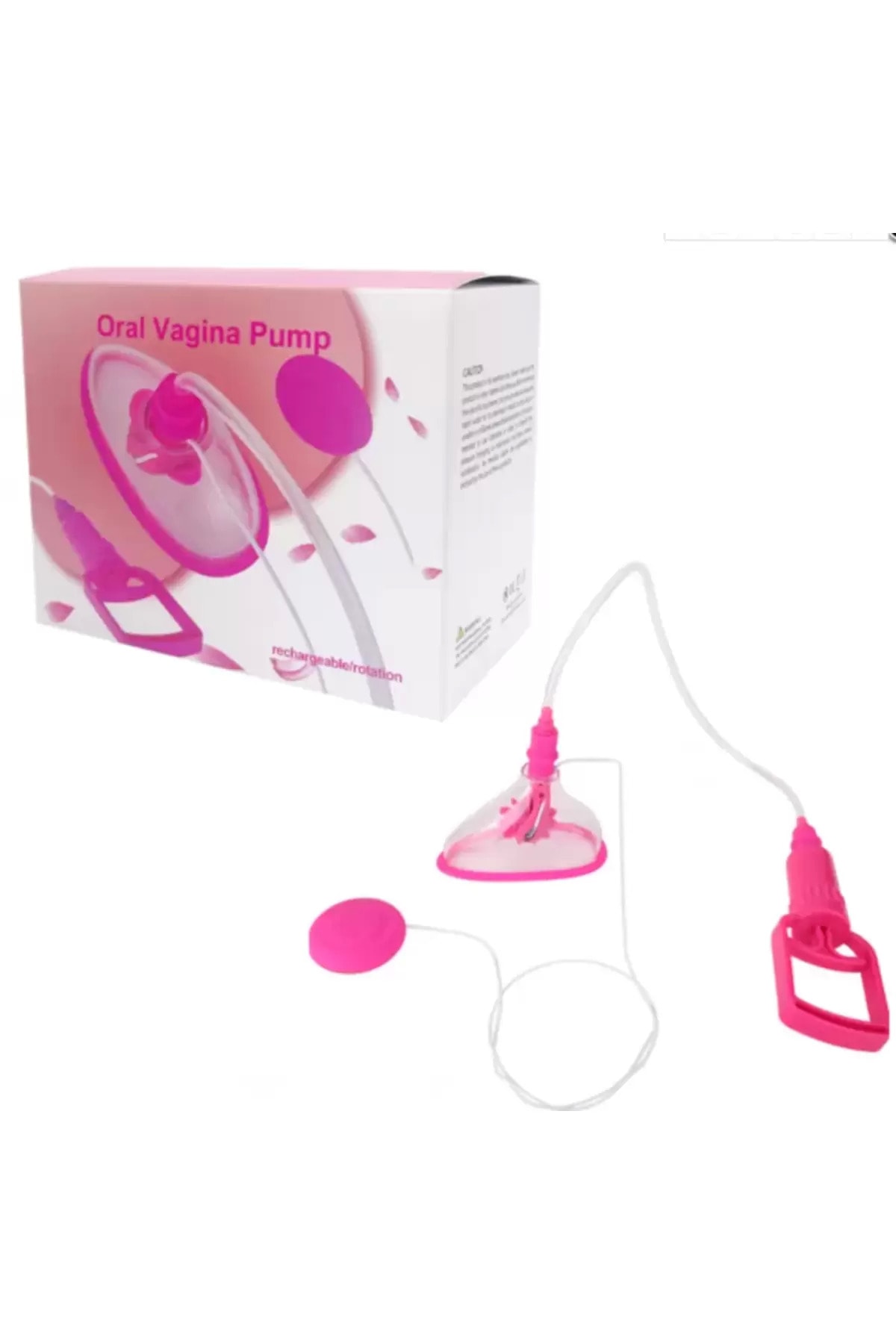 YUWİE ORAL VAGINA PUMP Ultra Güçlü Emiş ve Klitoris Uyarıcı Dil ...