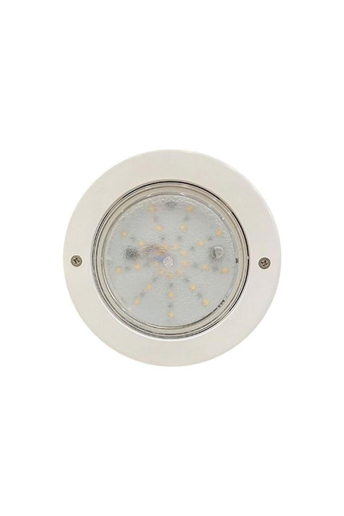 Havuzhane Sıva Üstü Slim Flat Midi Havuz Lambası Kırmızı 12W/12V (16Cm ...