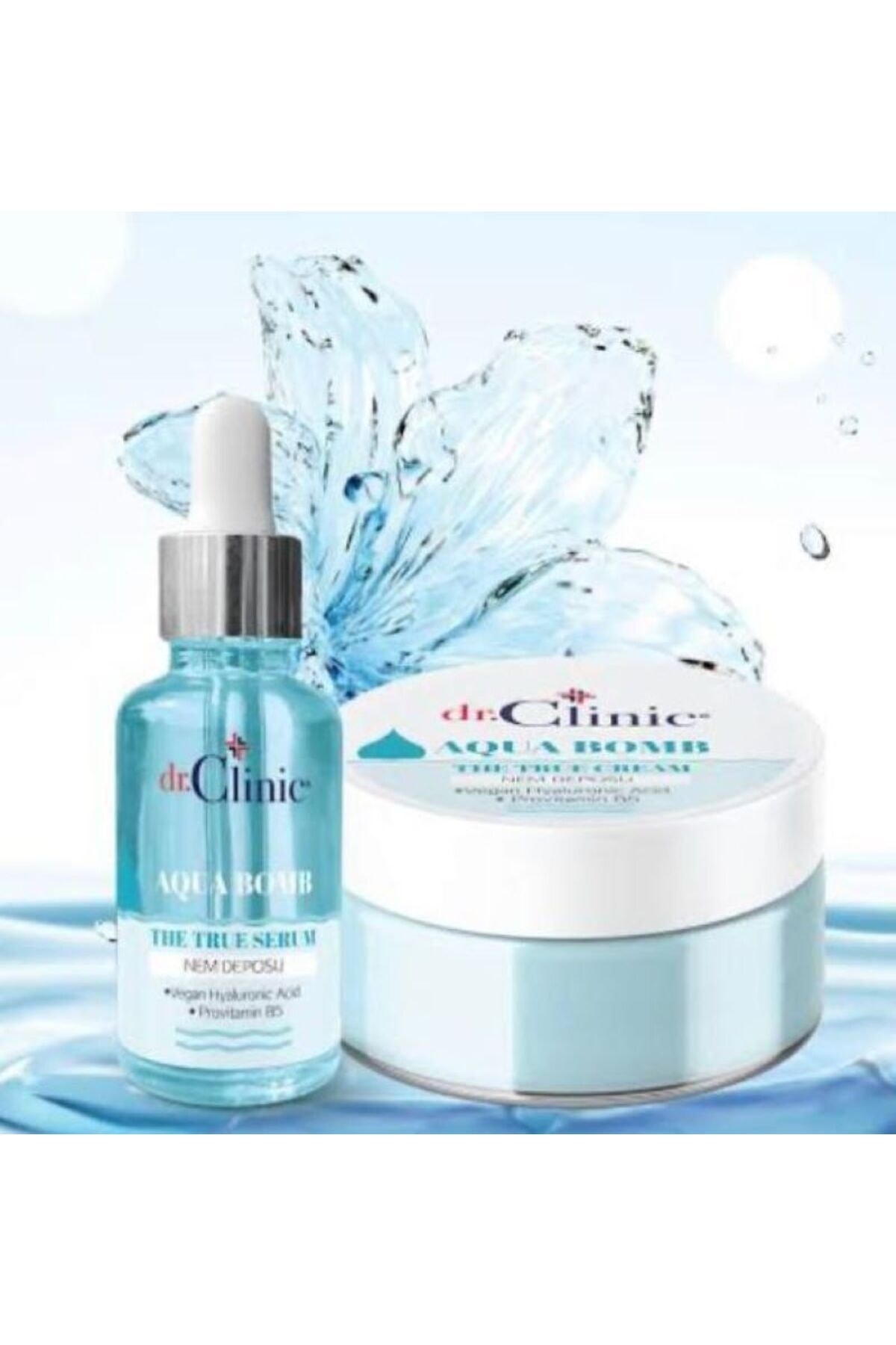 Dr. Clinic AQUA NEM BOMBASI KREM VE SERUM SET - Fiyatı, Yorumları