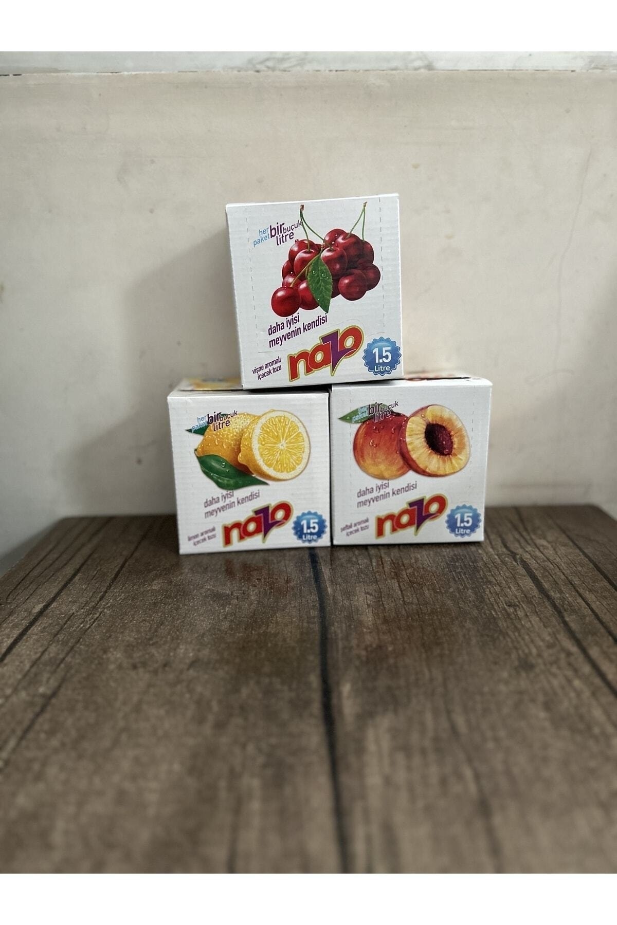 NAZO Toz Içecek Limon&şeftali&vişne 24lüx3 Fiyatı, Yorumları - Trendyol