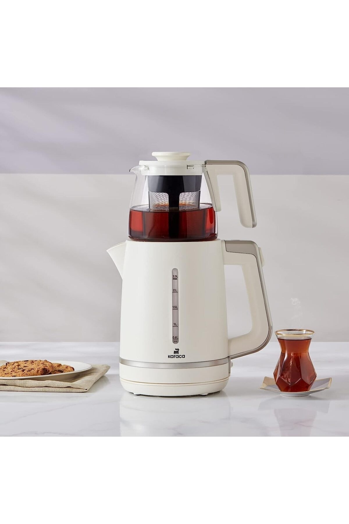 Genel Markalar Karaca Tea Grande XL 2in1 Cam Demlikli Çay Makinesi Ve ...