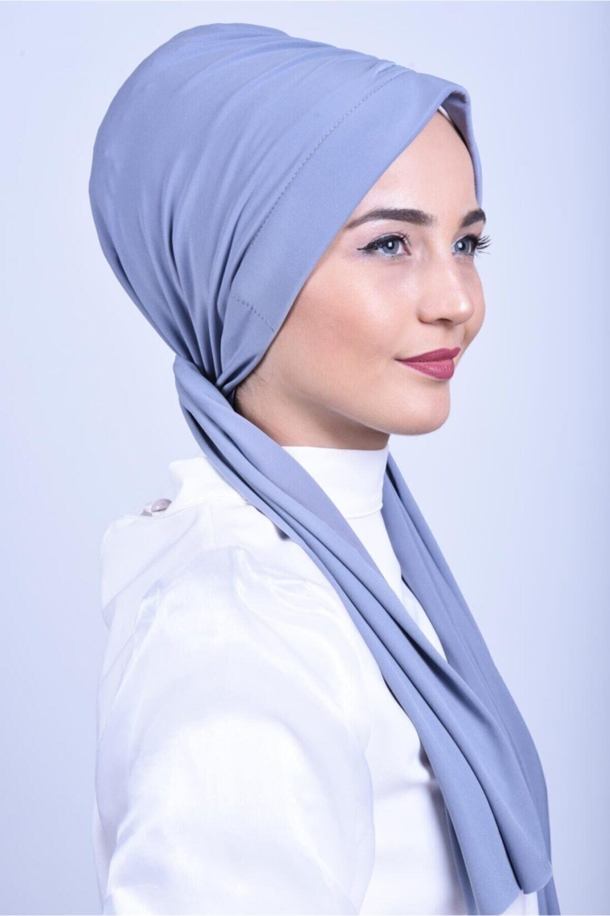 Nowa Scarf Bağlamalı Dubai Bone Gri Fiyatı, Yorumları - Trendyol