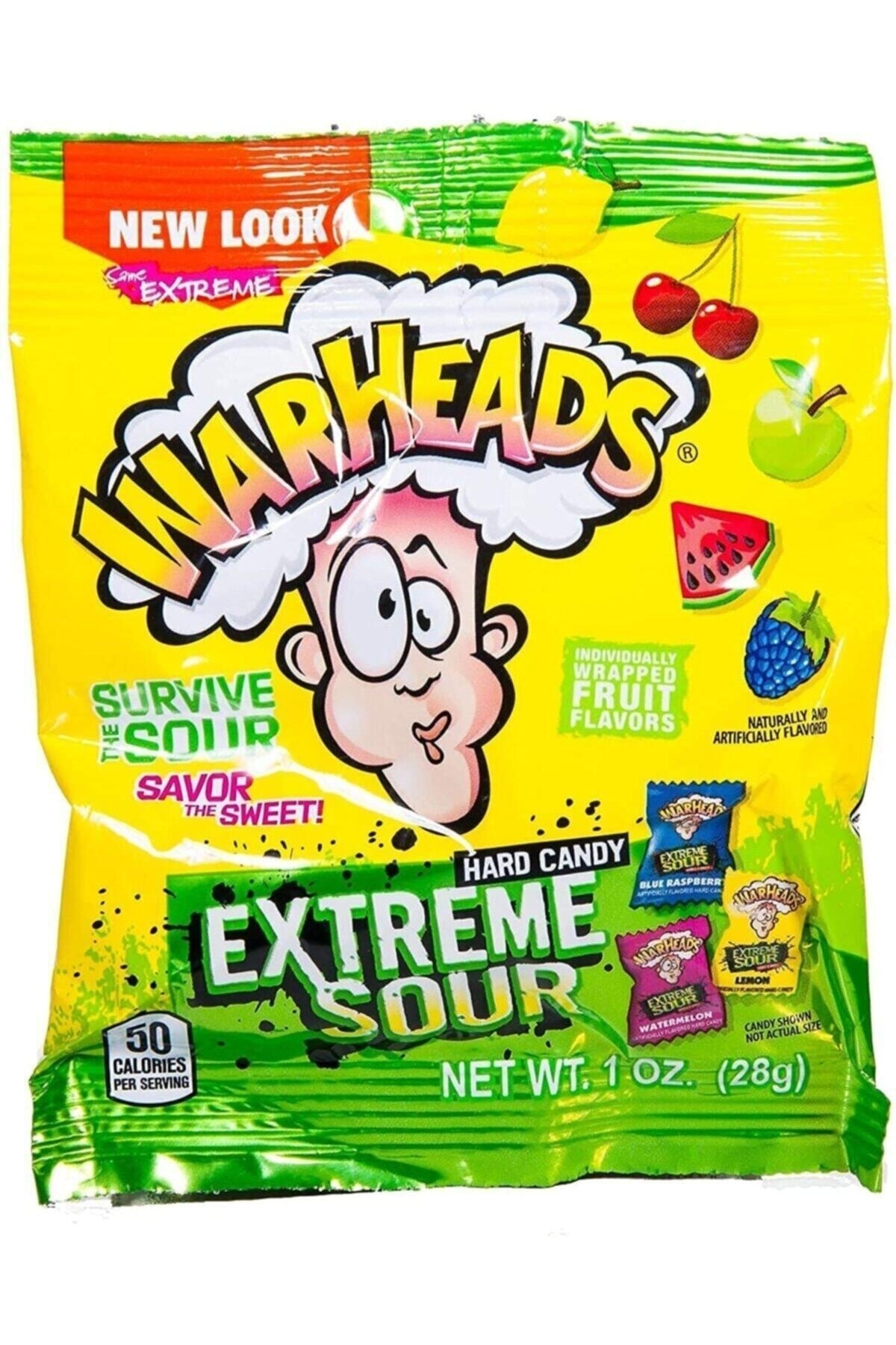 WarHeads Extreme Sour Hard Candy (28g) - Fiyatı, Yorumları