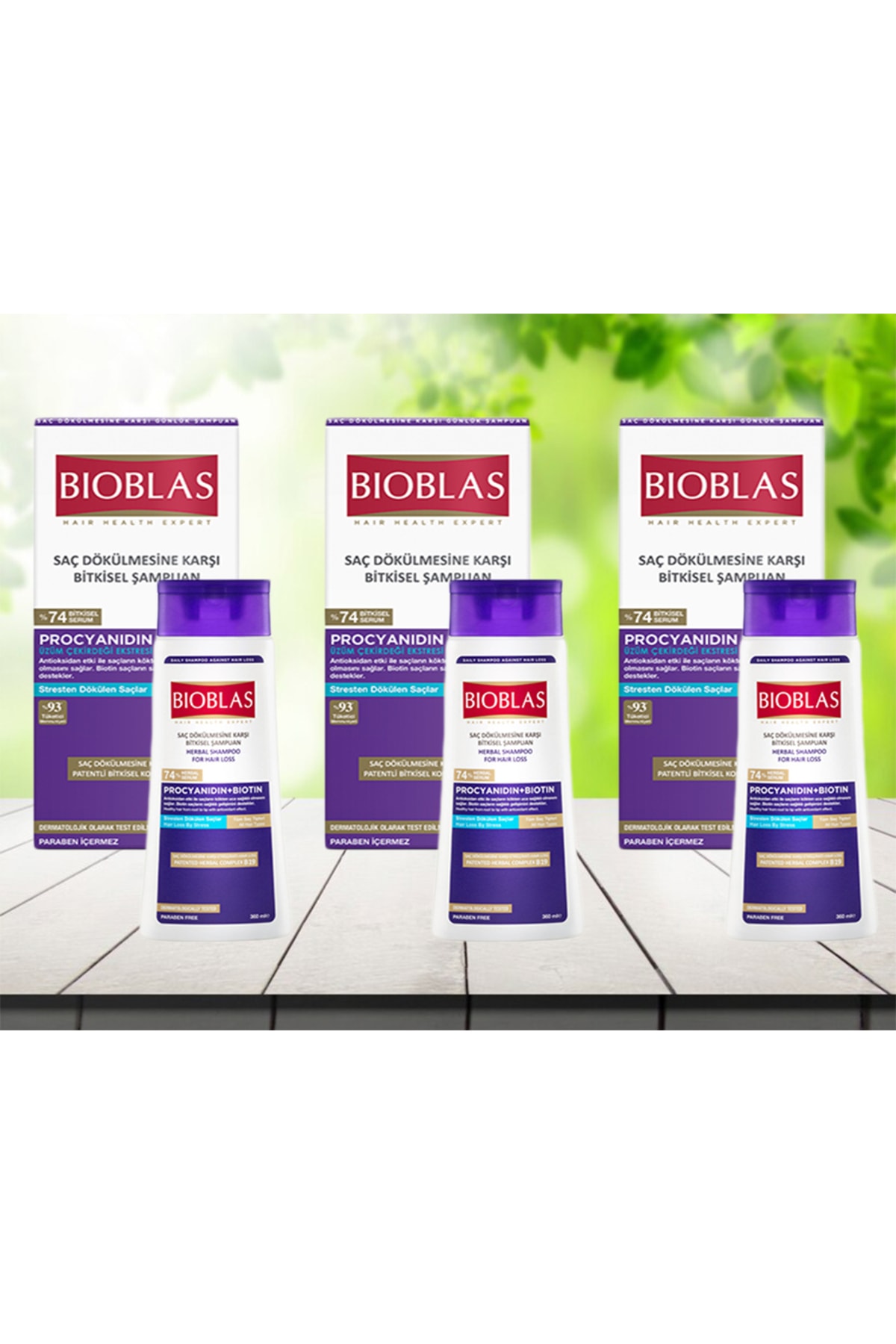Bioblas Saç Dökülmesine Karşı Anti-stress Şampuan 360 ML *3 adetFiyatı ...