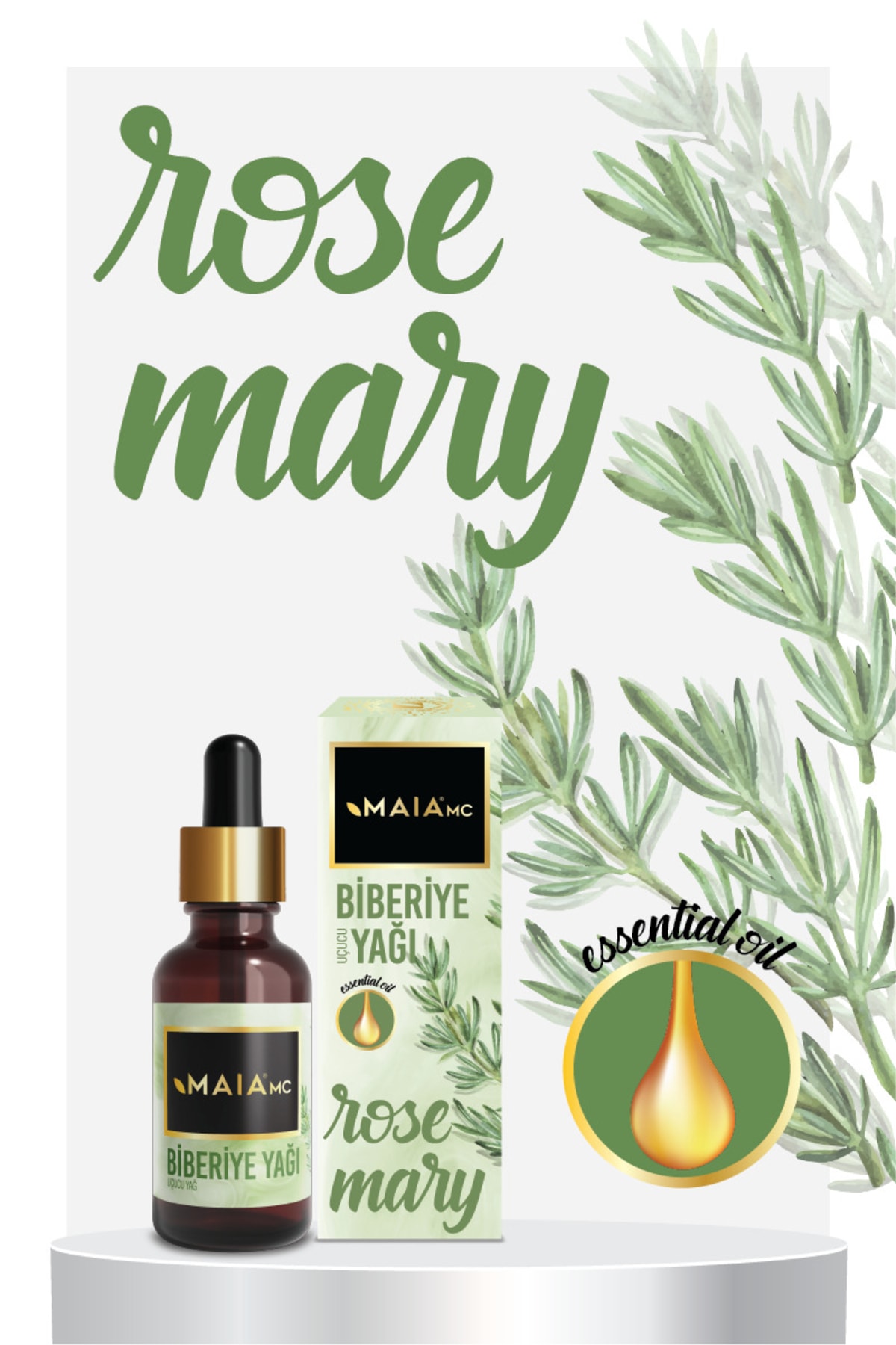 Maia mc Biberiye Uçucu Yağı 20 Ml Fiyatı, Yorumları - Trendyol