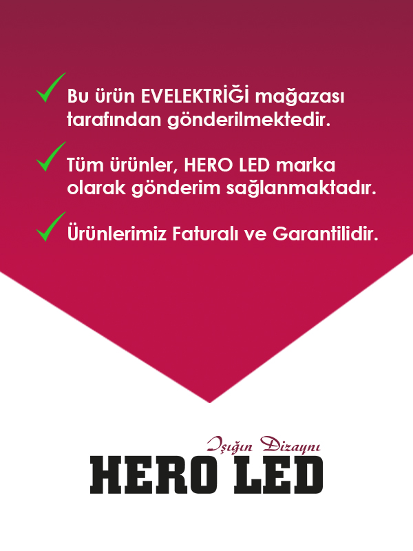 Hero Led 3 Adet 30w Led Ray Spot Lamba 1 Metre Raylı Mağaza Ve Vitrin ...