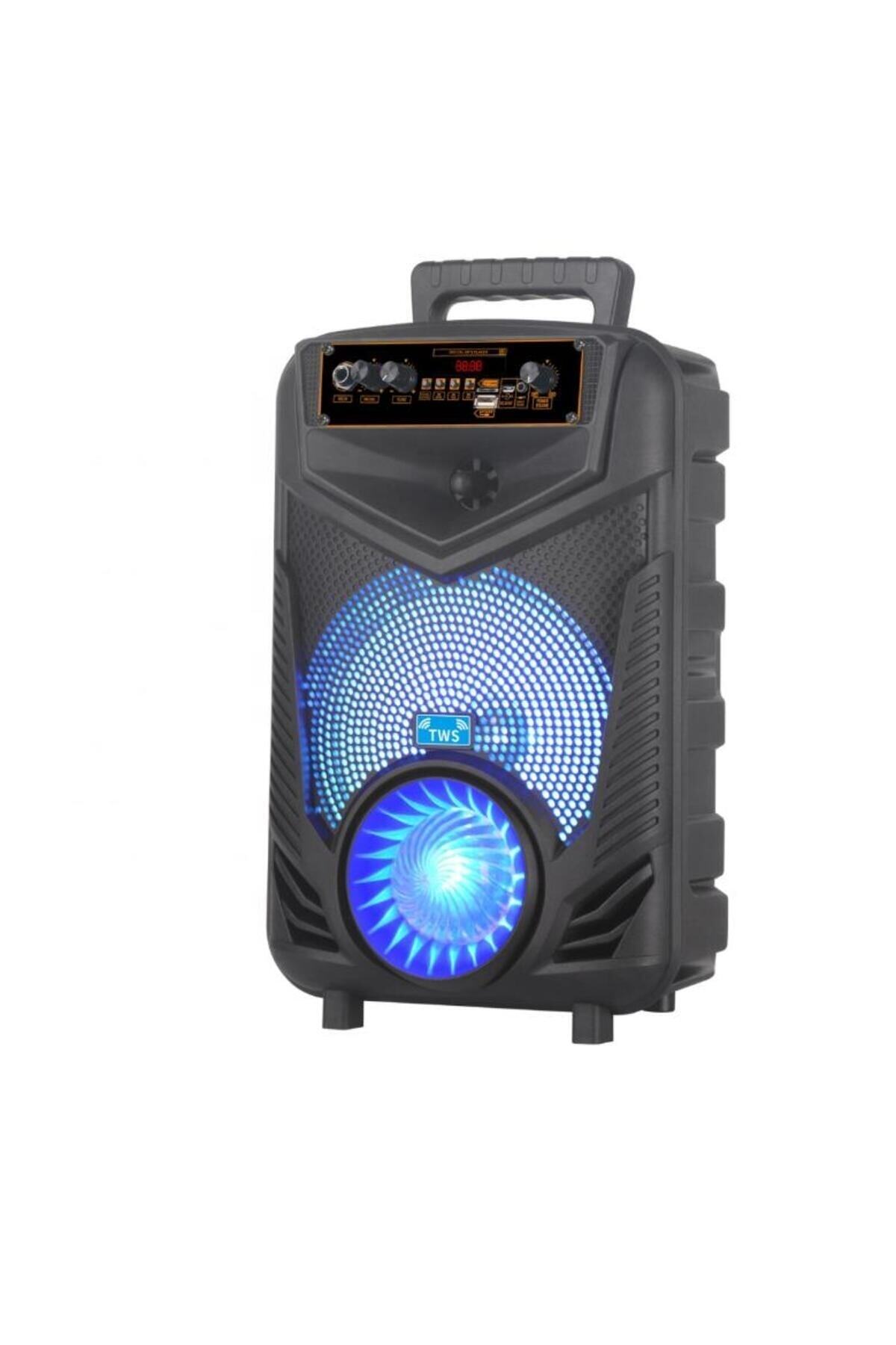 Torima NDR-P44 Mikrofonlu Kumandalı Rgb Ledli Taşınabilir Bluetooth Hoparlör Usb-Tf-Fm Radyo ...