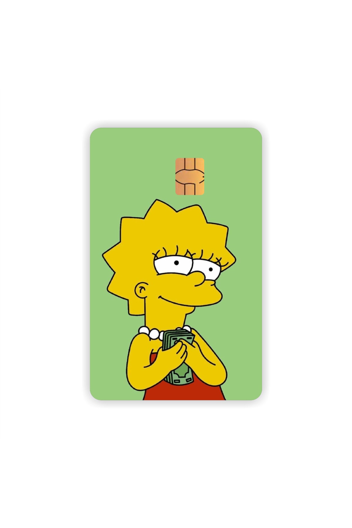Quart Aksesuar Lisa Simpson Kart Kaplama Sticker Kart Etiketi - Fiyatı ...