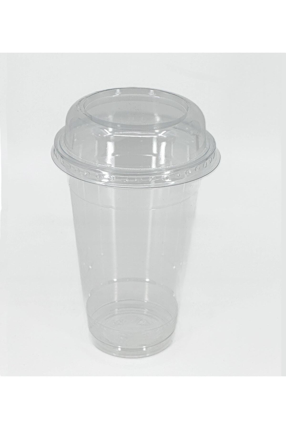 Restoran Deposu 95 ÇAP PET BARDAK 16 OZ 500ml + BOMBE DELİKSİZ KAPAK 50 ...