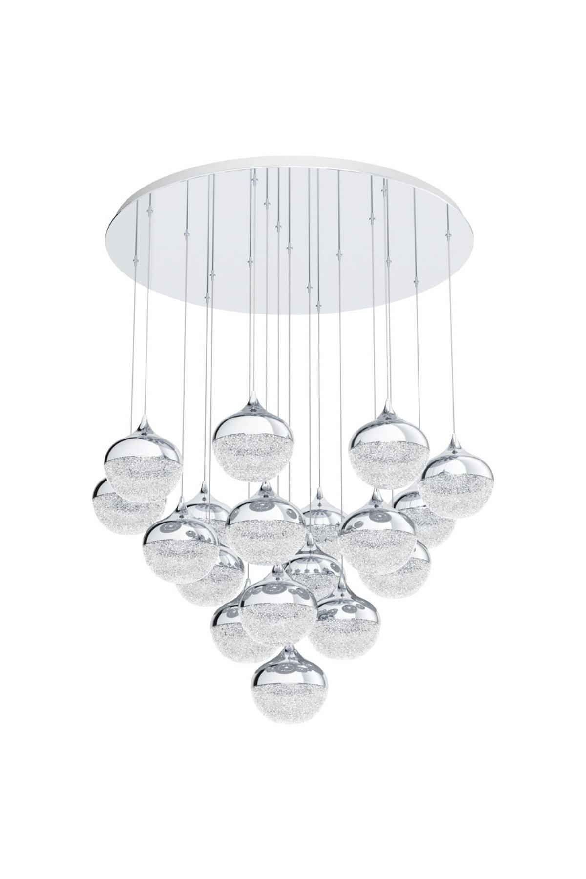 Eglo 39528 Iç Mekan " Mıoglıa " Krom Renk Dökme Çelik Sarkıt Lamba Ip20 ...